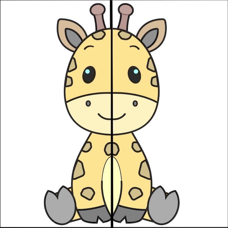 Interactive Symmetry Drawing Activity: Explore Safari Animals ...