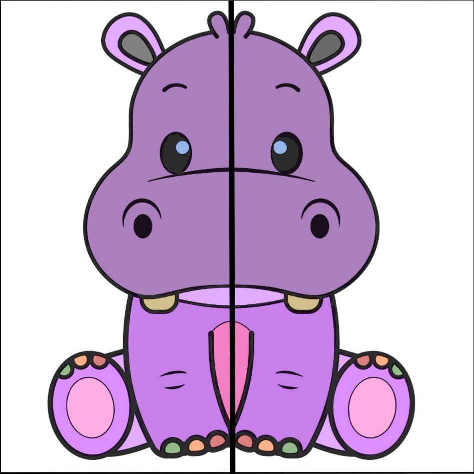 Interactive Symmetry Drawing Activity: Explore Safari Animals ...