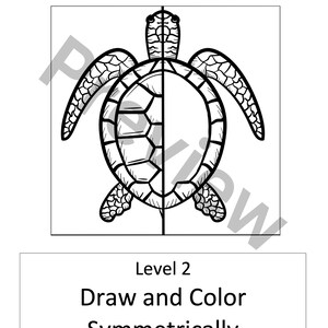Interactive Aquatic Animals Lines of Symmetry Drawing Activity ...