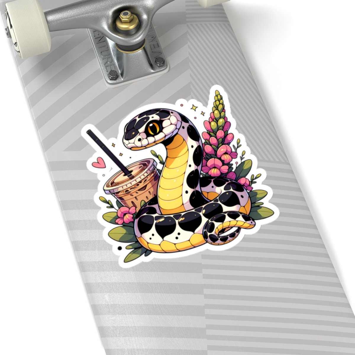 Snakes Coffee Snap Dragons, Kiss-cut Stickers, Cute & Fun, Animal ...