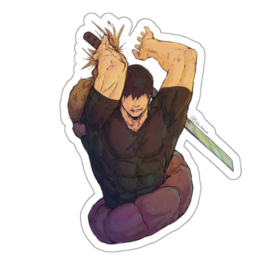 Toji Sticker by Newp - Etsy