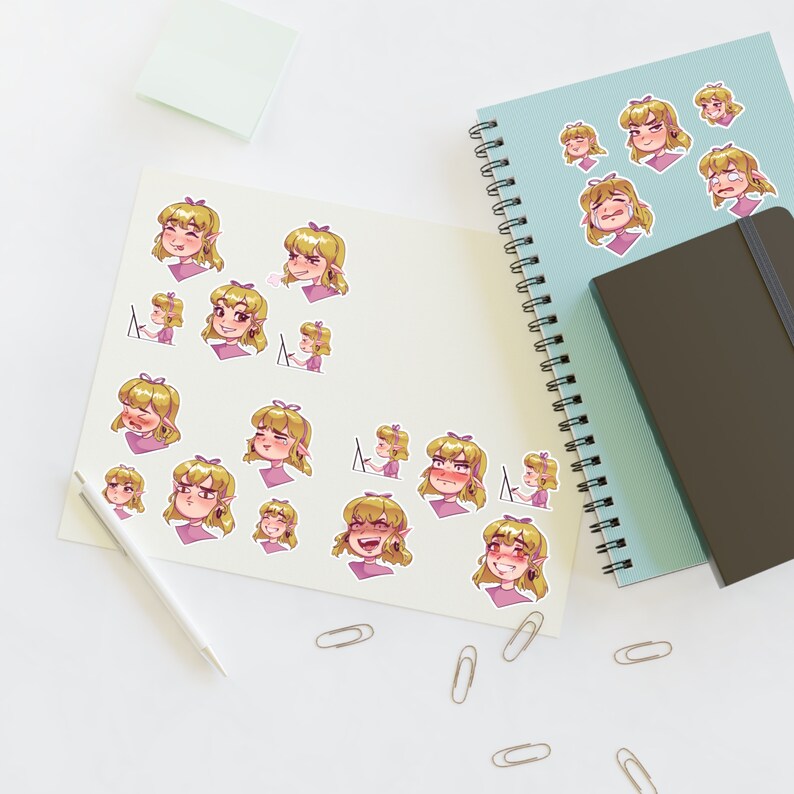 Persona Emoticons Sticker Sheet by Iri - Etsy