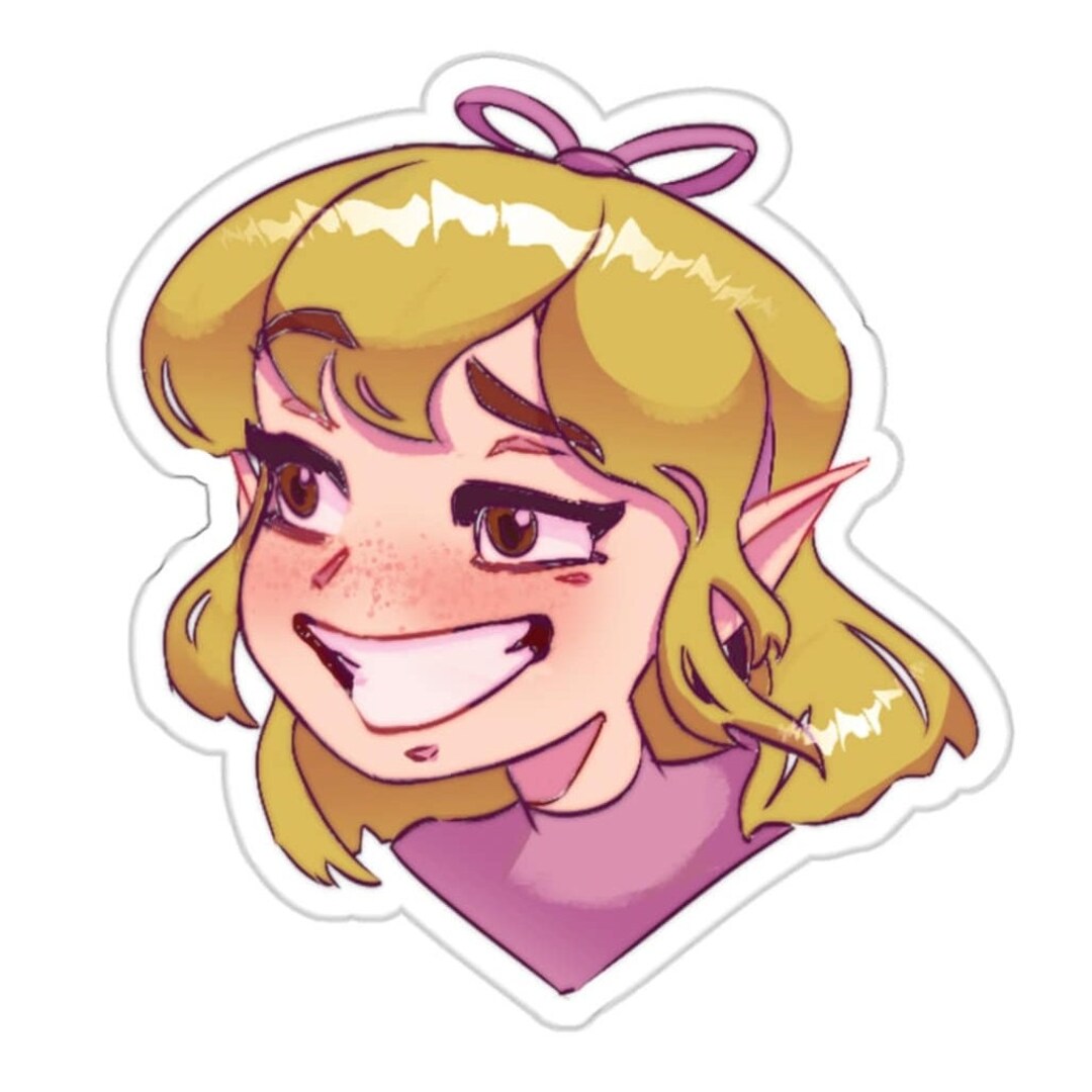 Smirk Smile Sticker Emoticon by Iri - Etsy