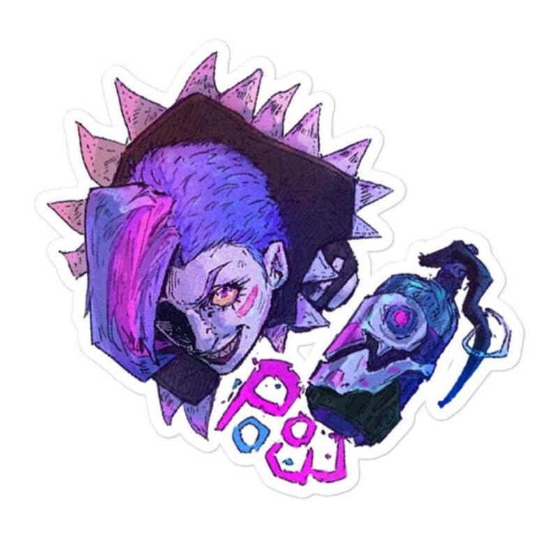 Jinx Sticker 2 by Newp - Etsy
