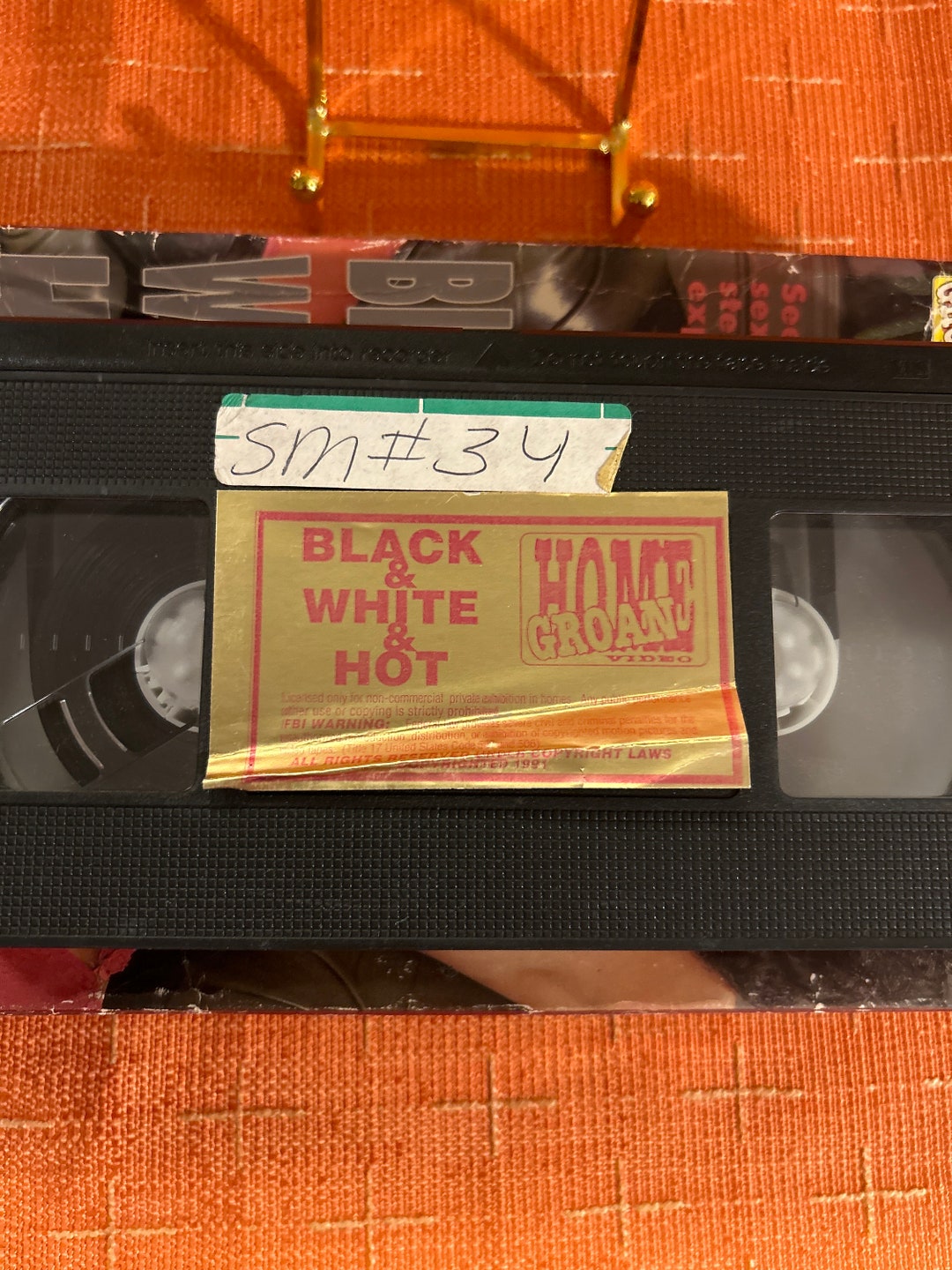 Vintage Adult VHS Tape. Former Rental With Stickers and Writing See Pic ...