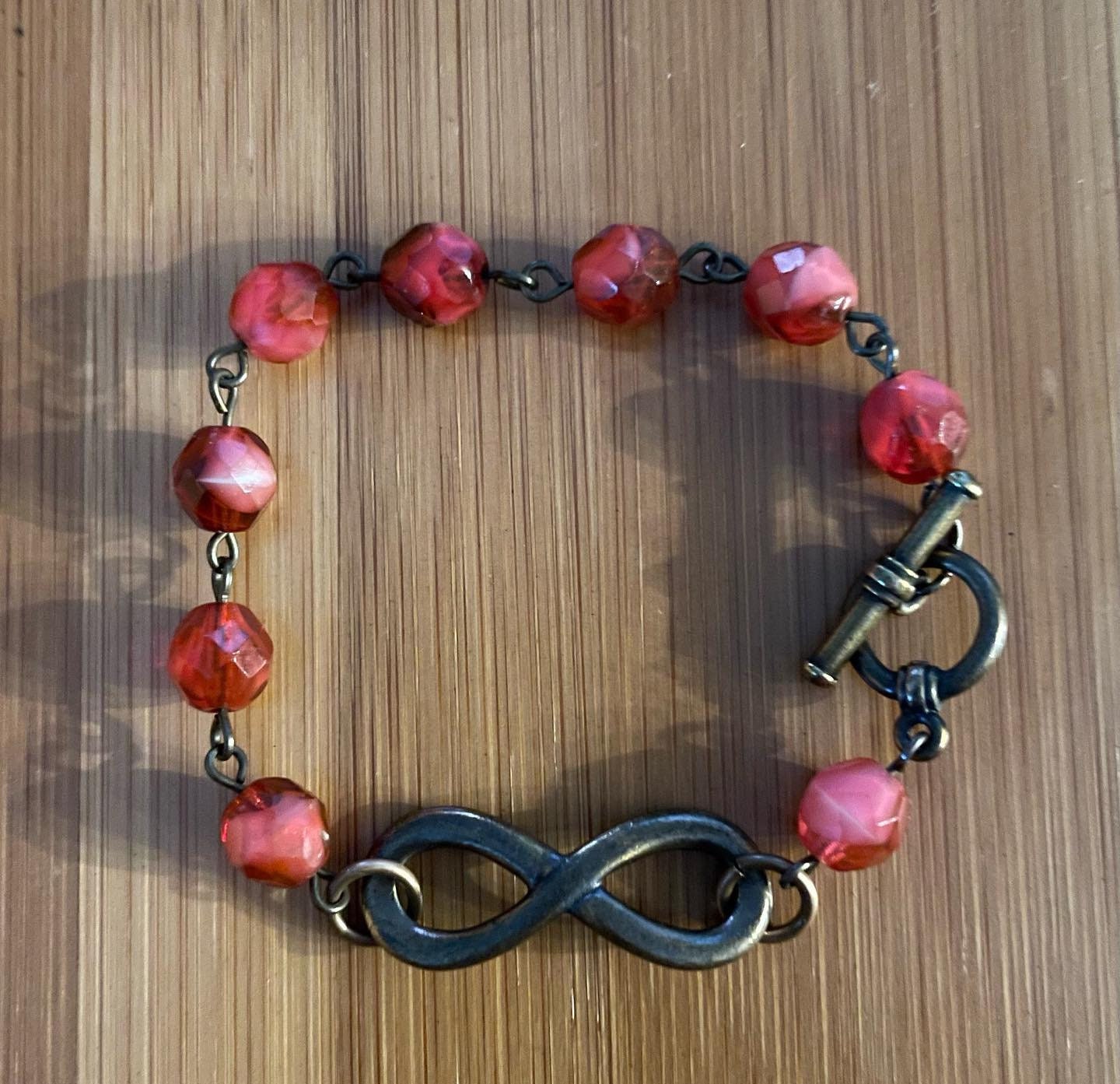 Bronze Figure Eight Bracelet - Etsy