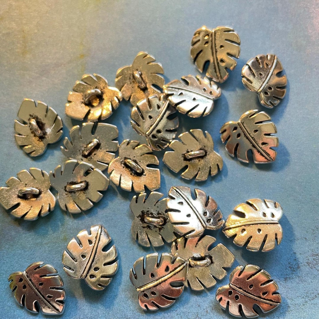 Leaf Button - Etsy