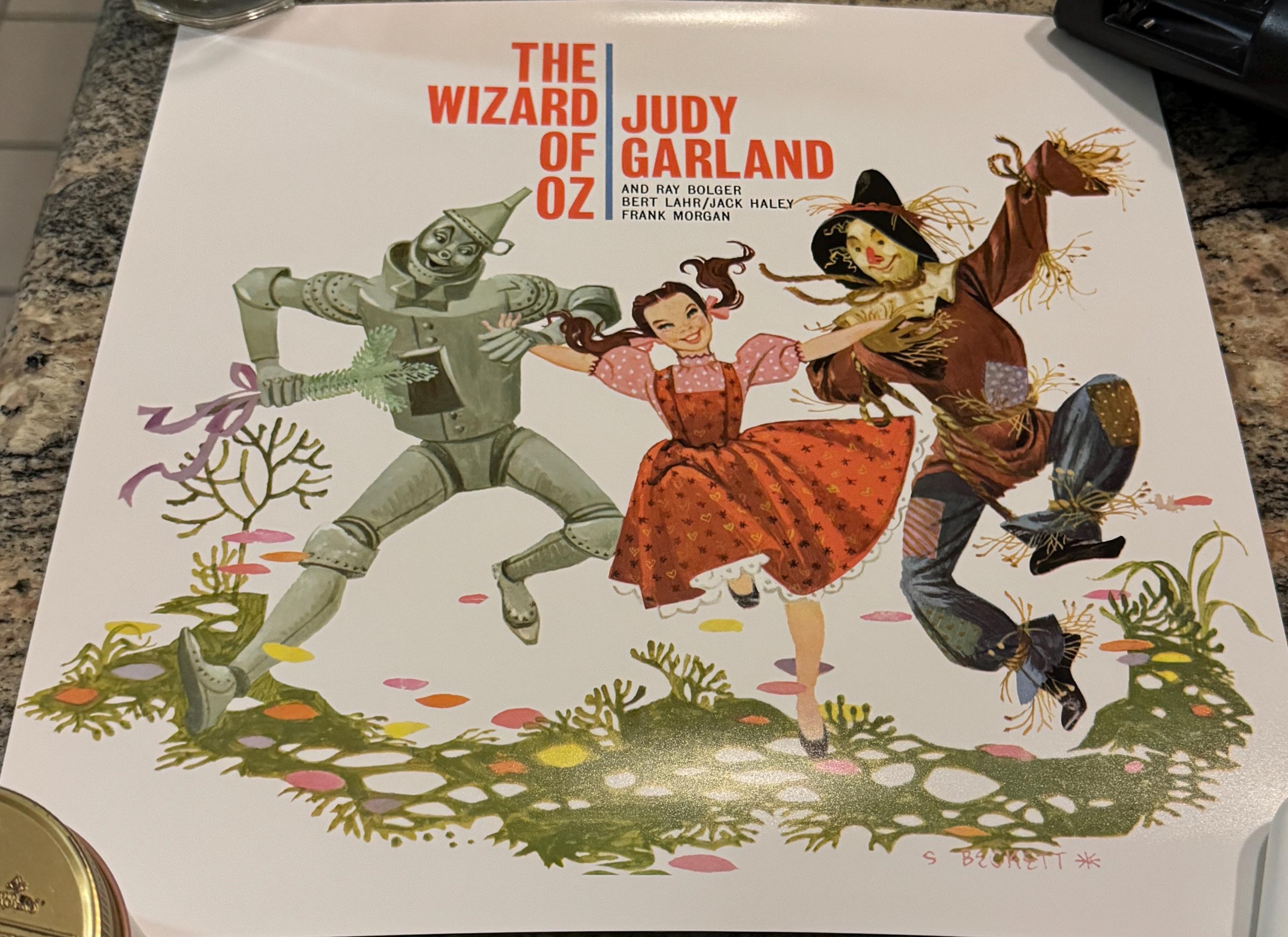 Wizard of Oz Poster - Etsy