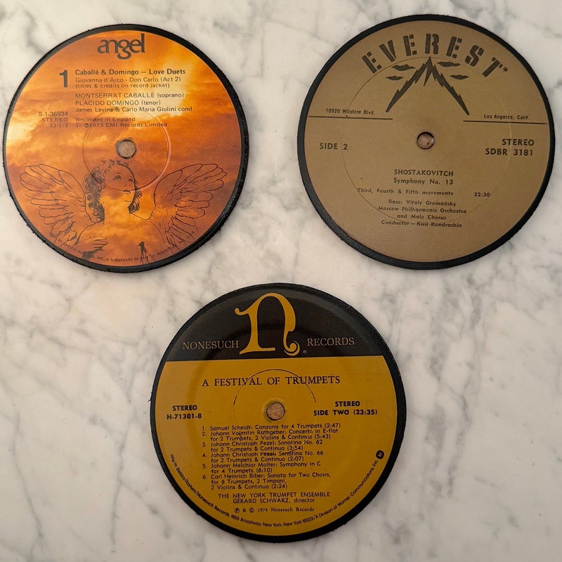 Vinyl Coasters - Etsy