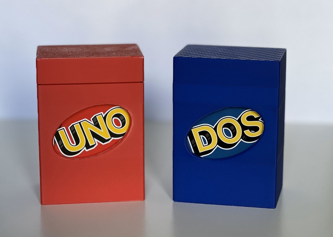 UNO Card Holder 3D Printed Box - DOS - Etsy UK