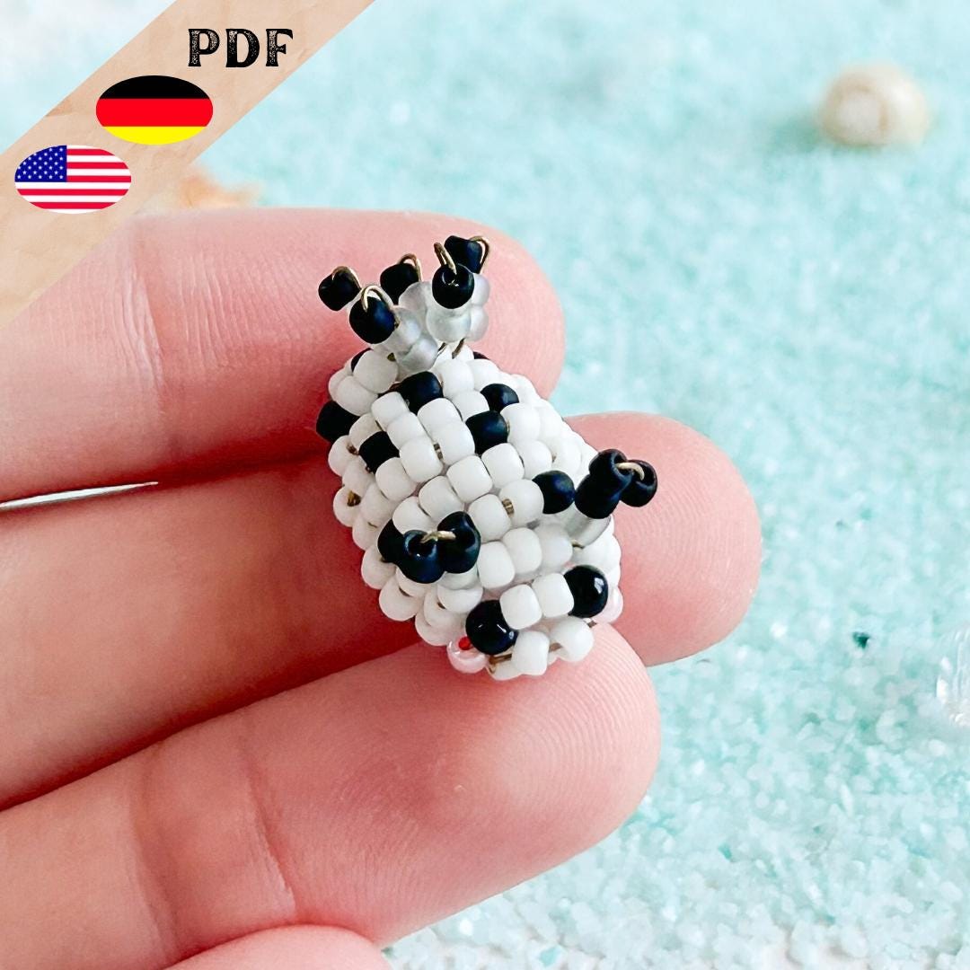 Sea Hare Pdf Bead Pattern, Beaded Animal Sea Snail Instructions German ...