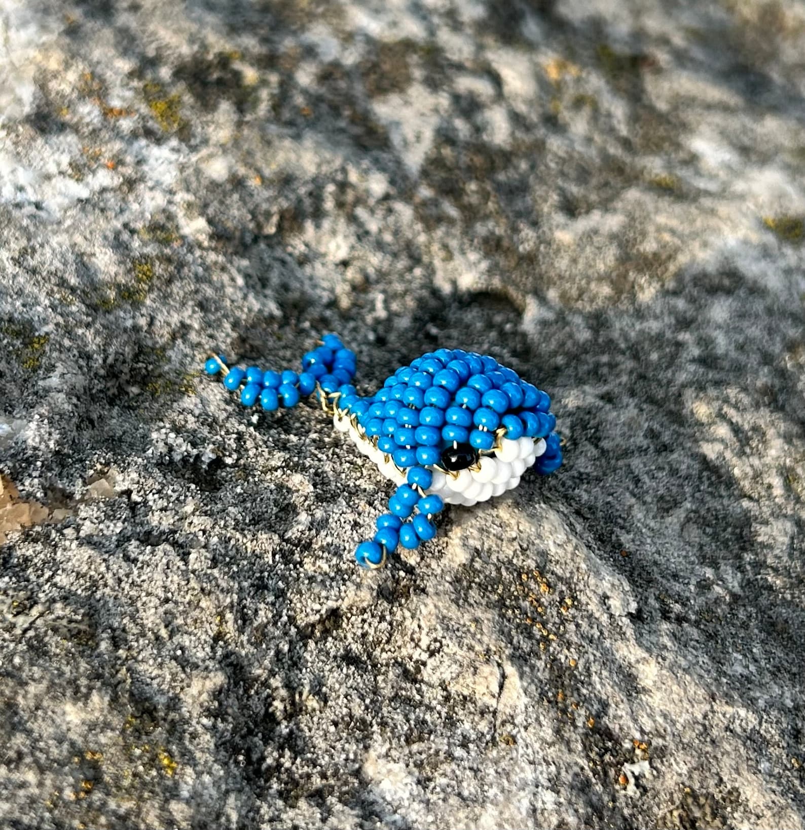 Whale Pdf Bead Pattern, Beaded Animal Instructions German, Blue Whale ...