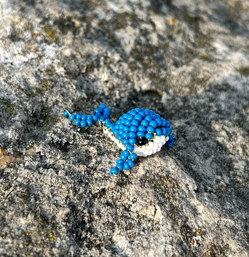 Whale Pdf Bead Pattern, Beaded Animal Instructions German, Blue Whale ...