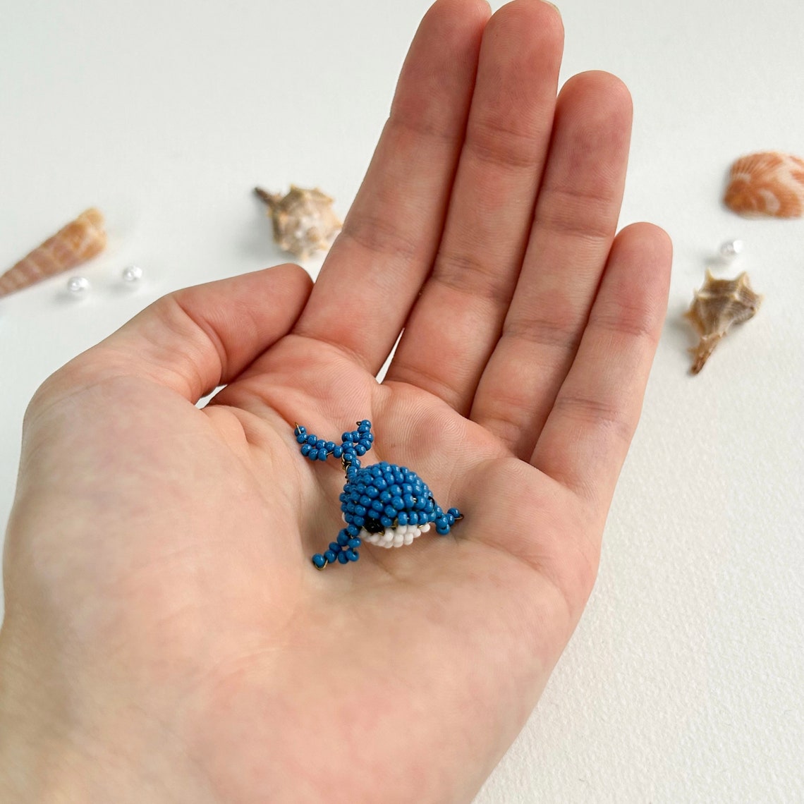 Whale Pdf Bead Pattern, Beaded Animal Instructions German, Blue Whale ...