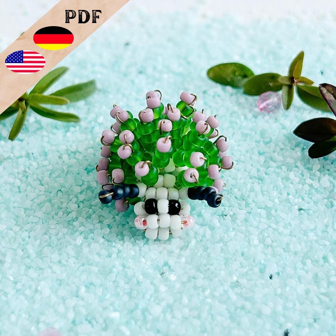 Leaf Sheep Pdf Bead Pattern, Sea Snail Beaded Animal Instructions ...