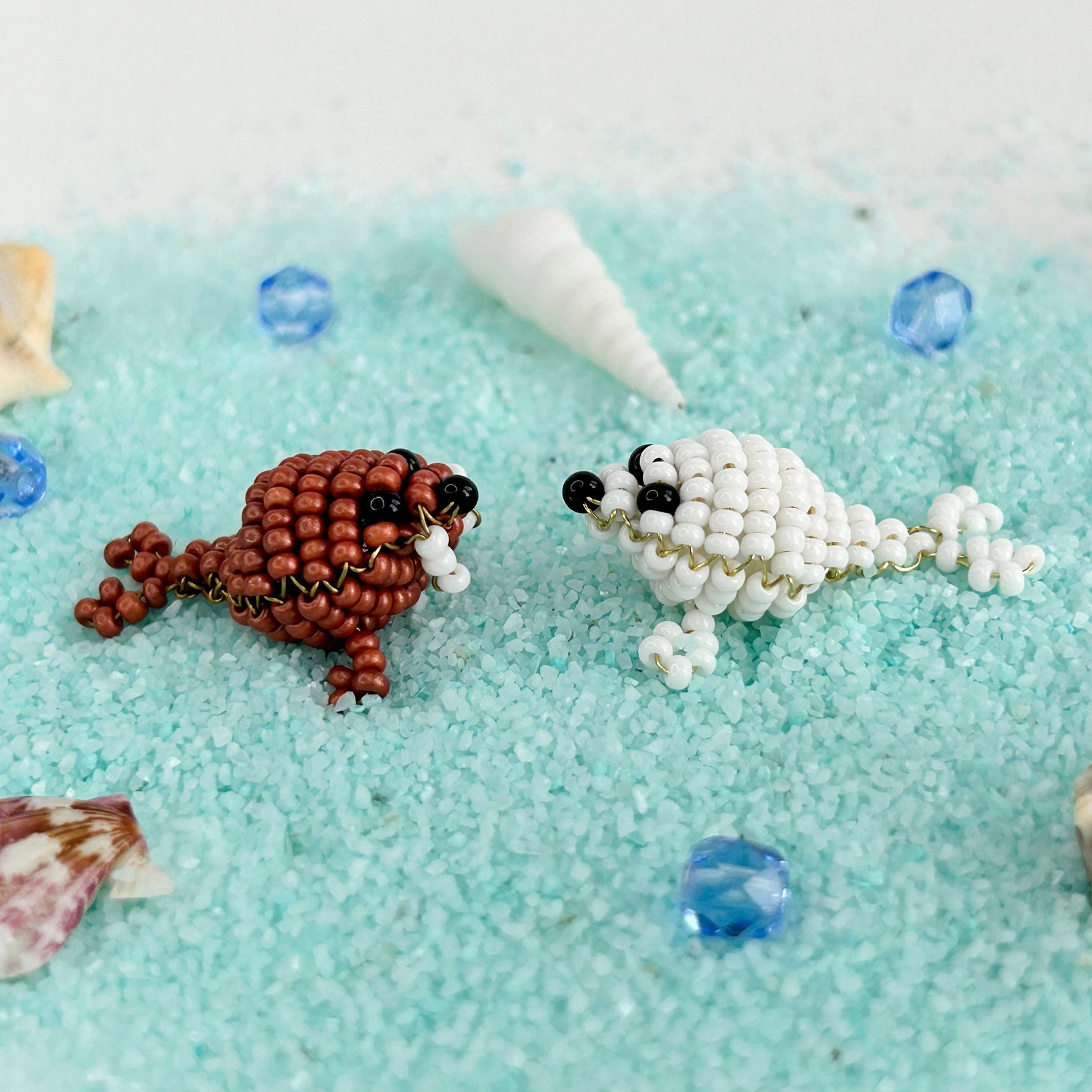 Seal and Walrus Pdf Bead Pattern, Beaded Animal Instructions German, 3D ...