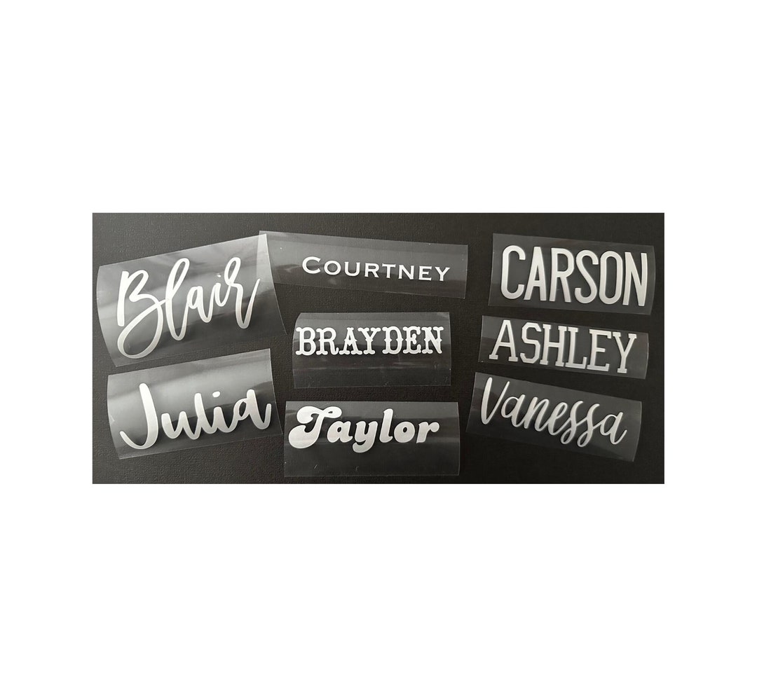 Customizable Name / Vinyl Decal - Etsy