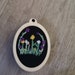 Hand Embroidered Pin Badges and Key Rings - Etsy