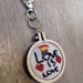 Hand Embroidered Pin Badges and Key Rings - Etsy