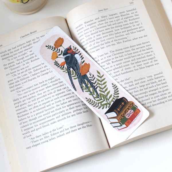 Illustrated Bookmark - Etsy