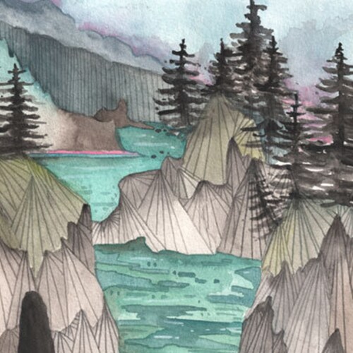 Oregon Coast Art Print the Natural Bridge 8x10 Print | Etsy