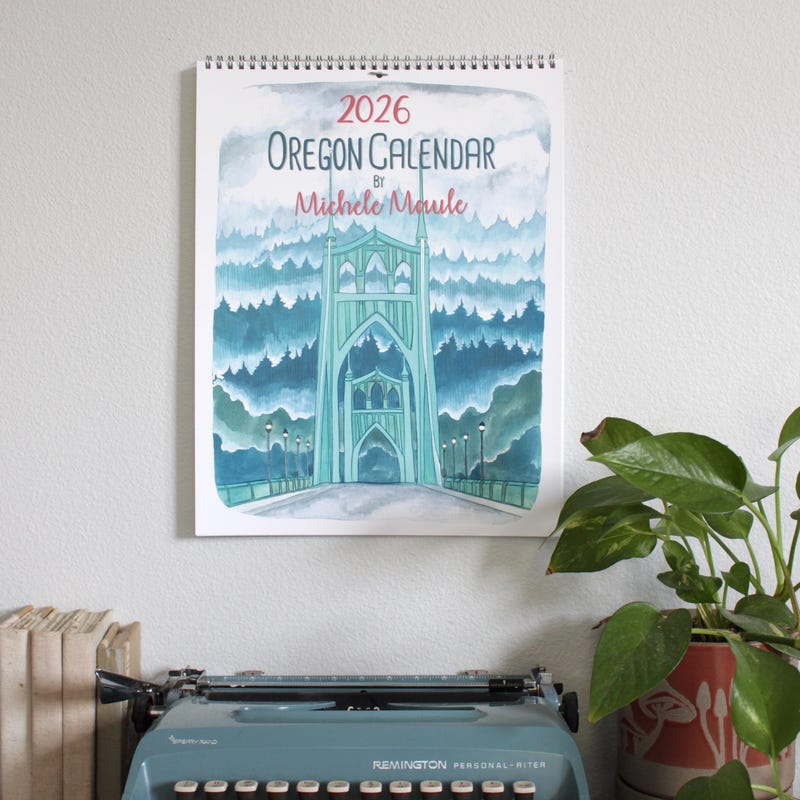 Graphic Art 2026 Calendar - Etsy