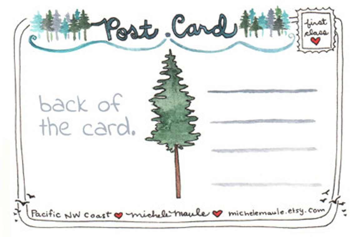 Pacific Northwest Postcards Postcard Set Landscape | Etsy