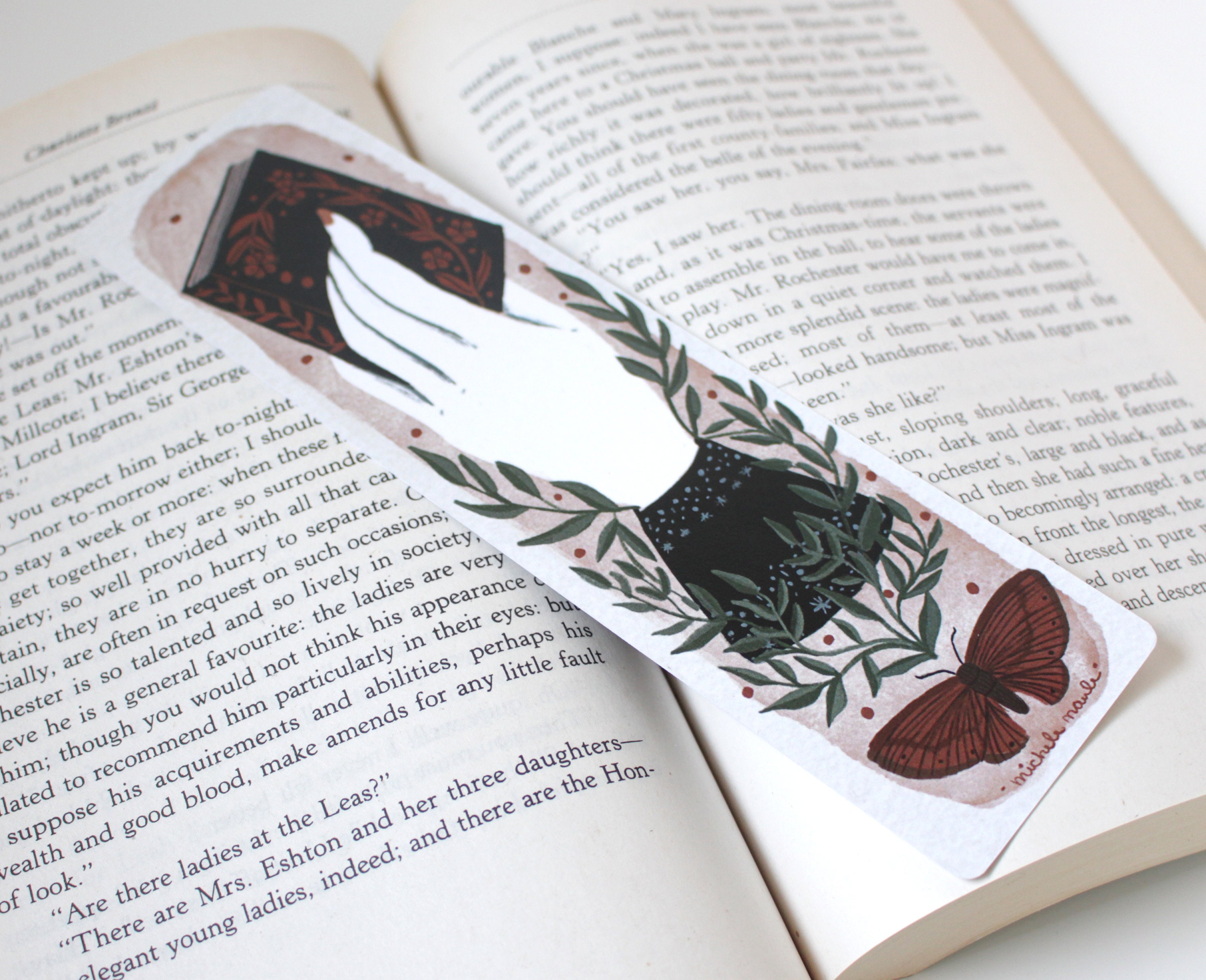 Victorian Hand Illustrated Bookmark - Etsy