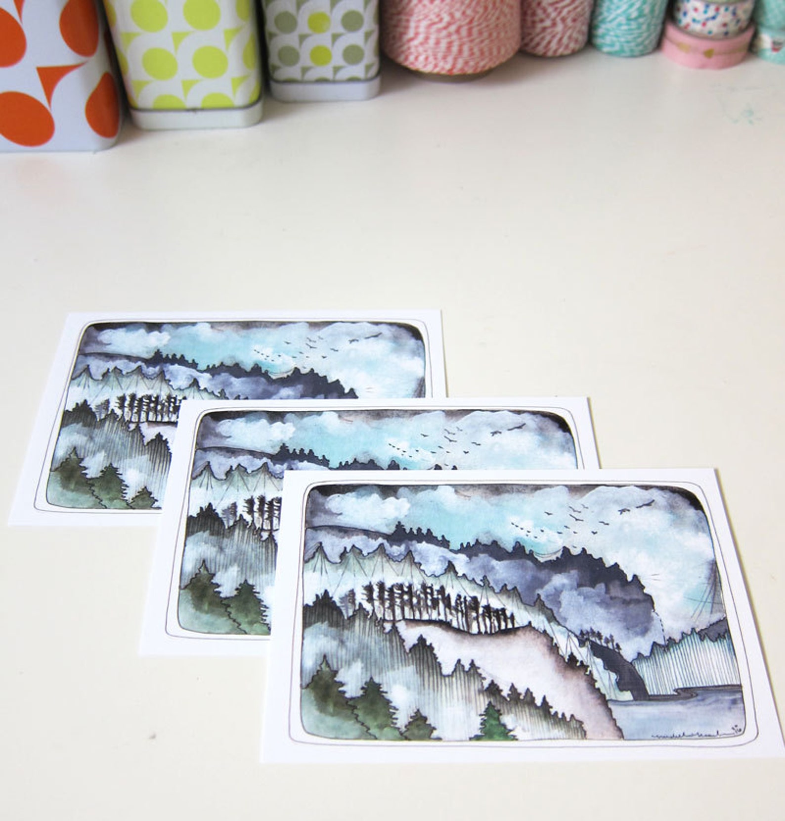 Pacific Northwest Postcards Postcard Set Landscape | Etsy
