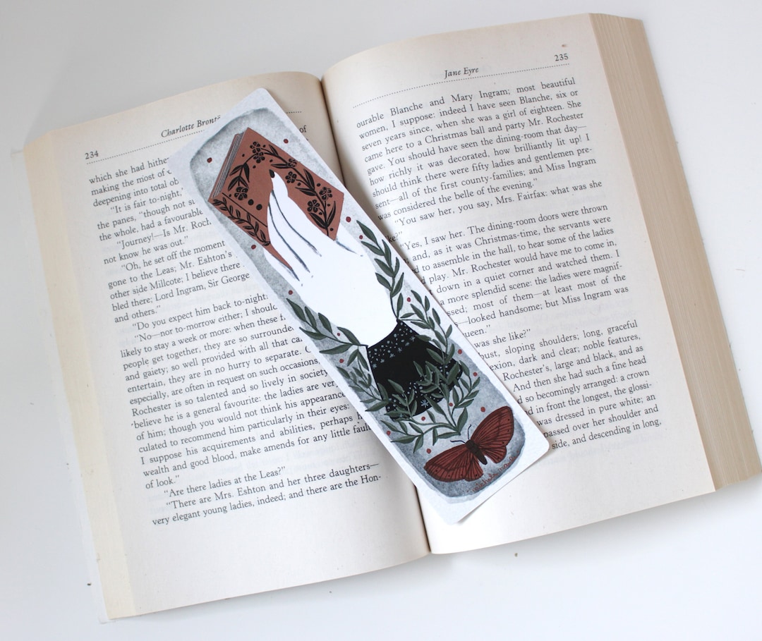 Victorian Hand Illustrated Bookmark - Etsy