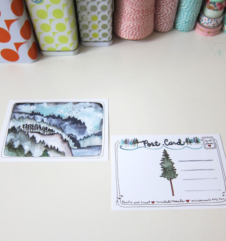 Pacific Northwest Postcards Postcard Set Landscape - Etsy