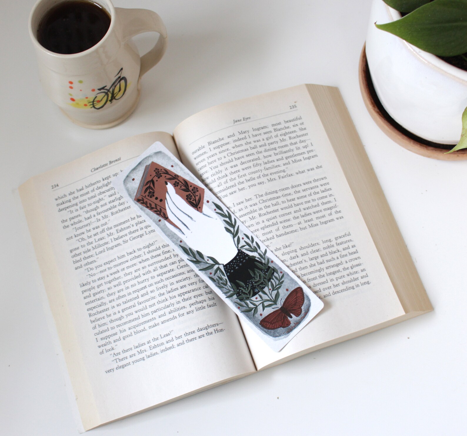 Victorian Hand Illustrated Bookmark - Etsy