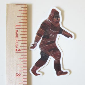 Northwest Sticker Set - Mt Hood Sasquatch and Misty Forest - Etsy