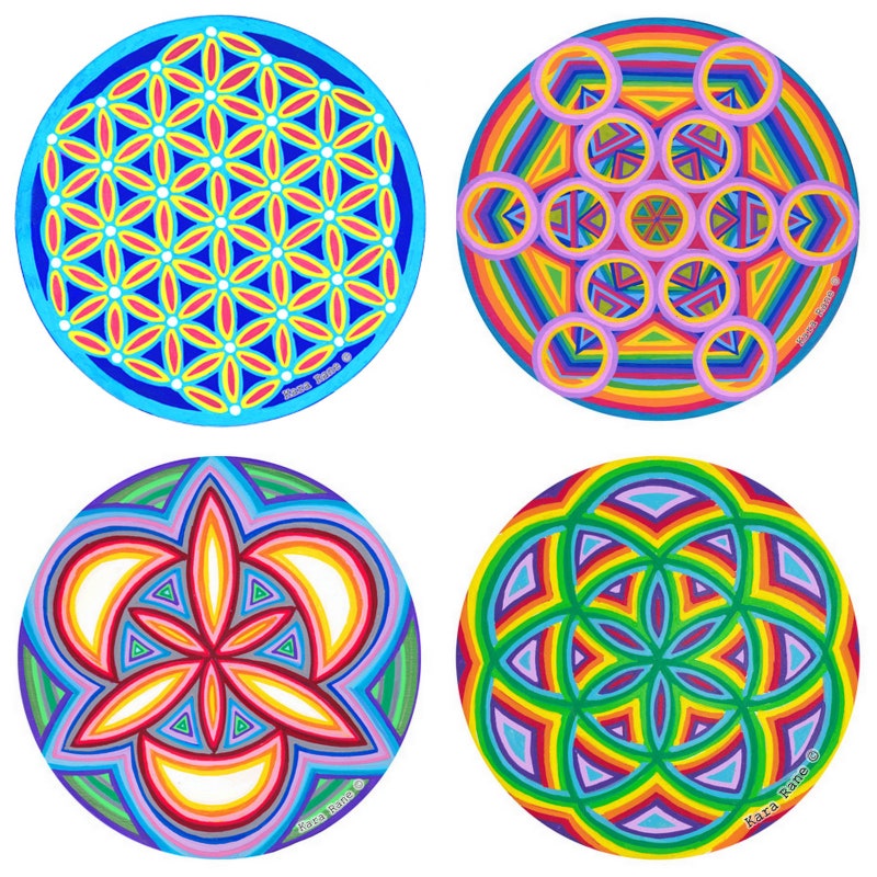 Sacred Geometry Stained Glass - Etsy