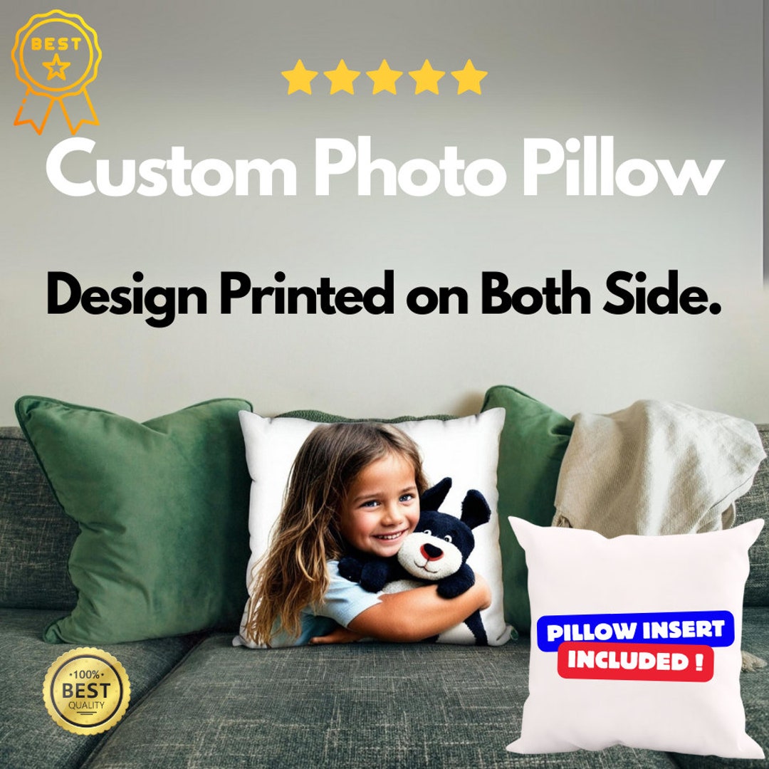 Customized Photo Pillow, Personalized Pillow With Photo, Photo Gift ...