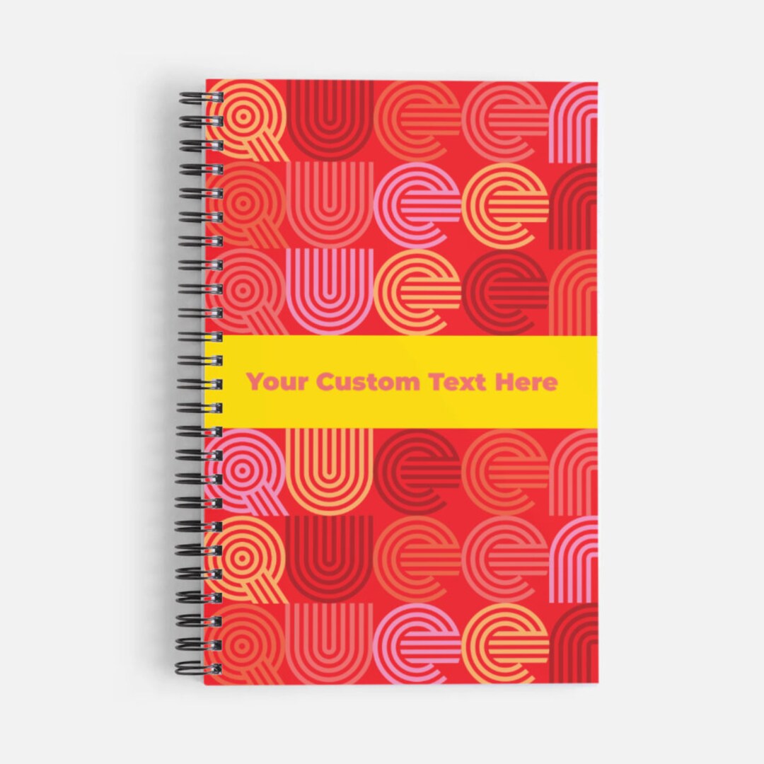 Customizable Blank Paged Notebook, Personalized Notebook With Logo ...