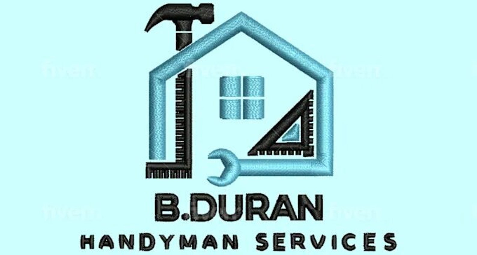 Custom Embroidery Logos Digitizing Design: DST, PES, JEF Formats. One ...