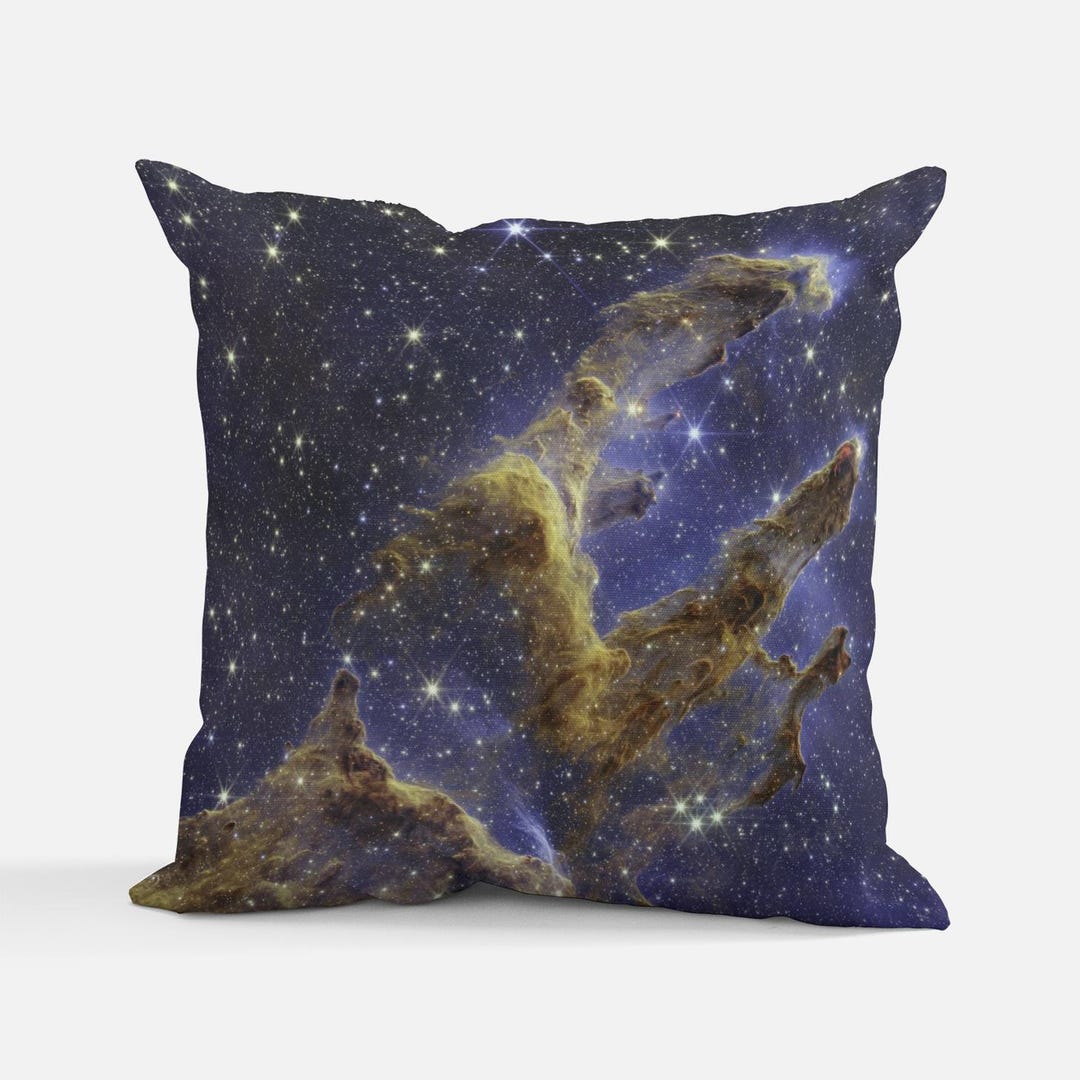 Pillars of Creation Epic Space Pillow Science Astronomy Star Night Sky ...