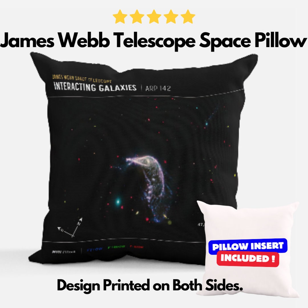 James Webb Telescope Epic Space Pillow Science Astronomy Star Night Sky ...