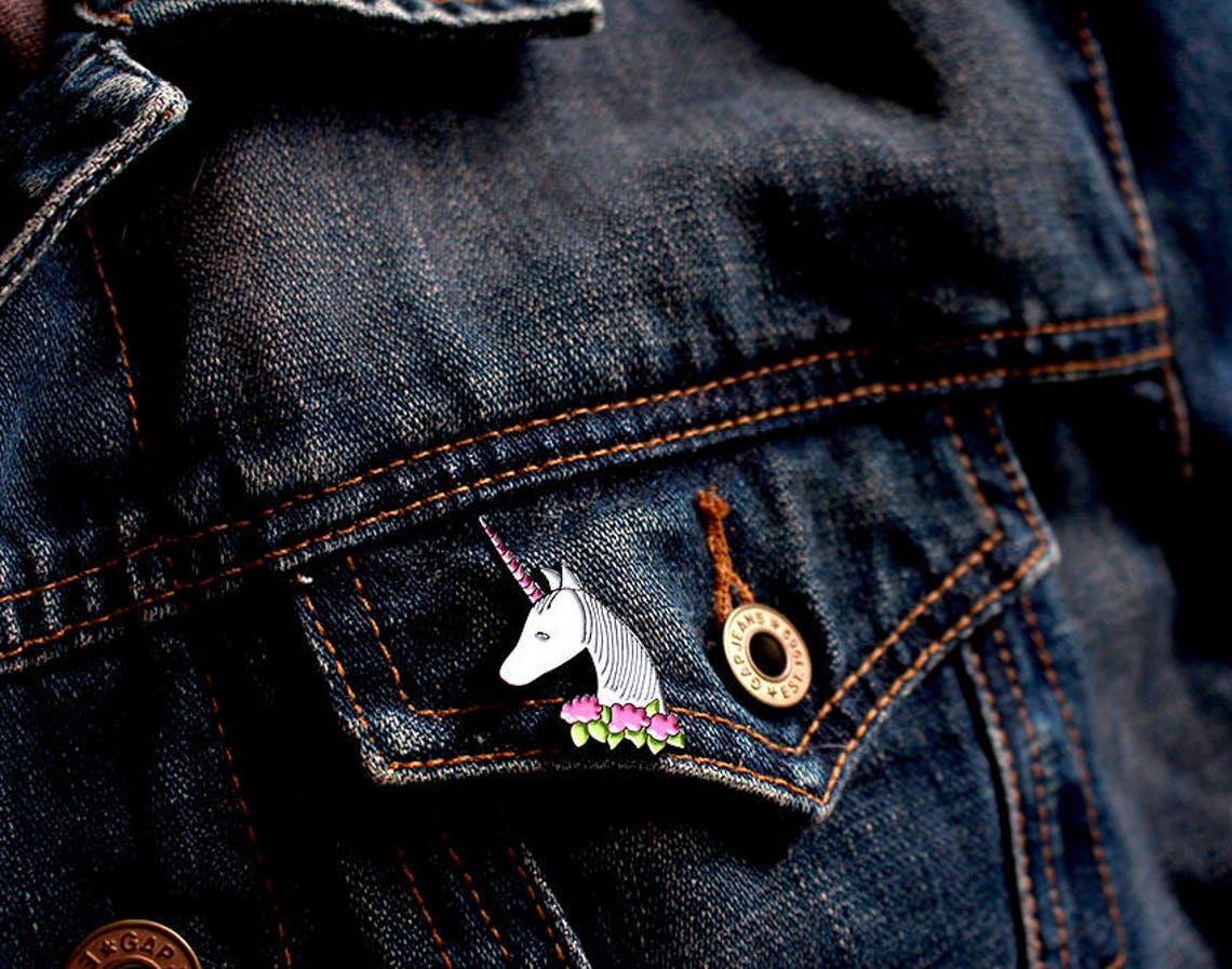 Unicorn Enamel Pin | Limited Edition - Etsy