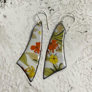 Retro Flowers Design Enamel Decals, Enamel Supplies, Ceramic Decals ...