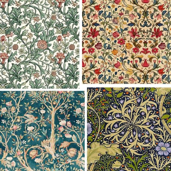 William Morris Tiles - Etsy UK