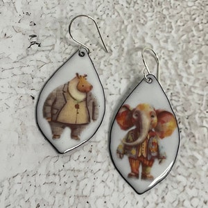 Safari Animal Fun Design Enamel Decals, Enamel Supplies, Ceramic Decals ...