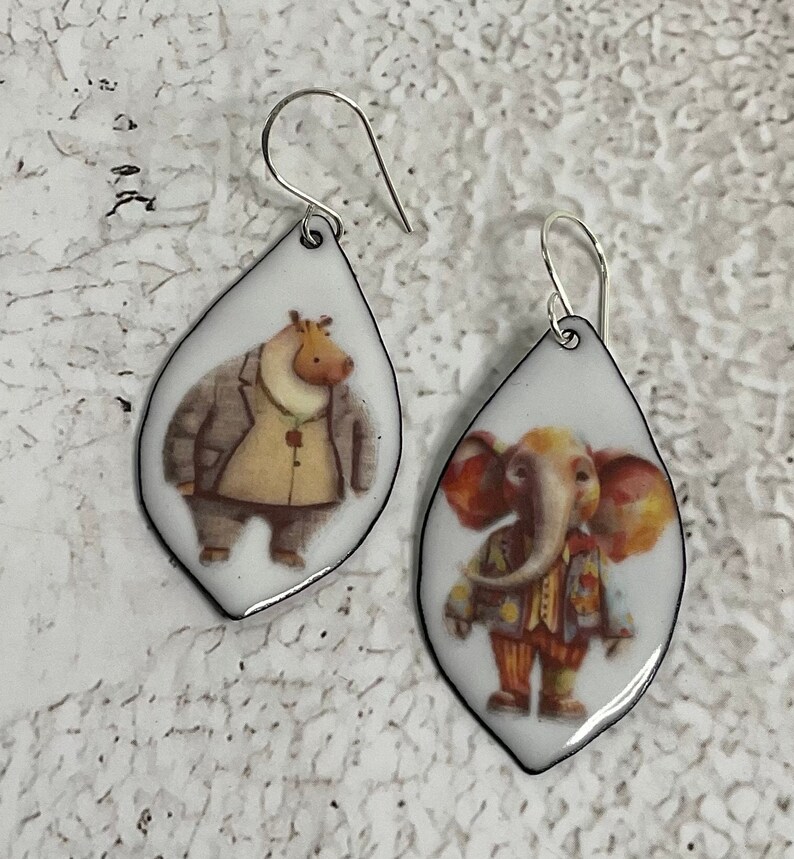 Safari Animal Fun Design Enamel Decals, Enamel Supplies, Ceramic Decals ...