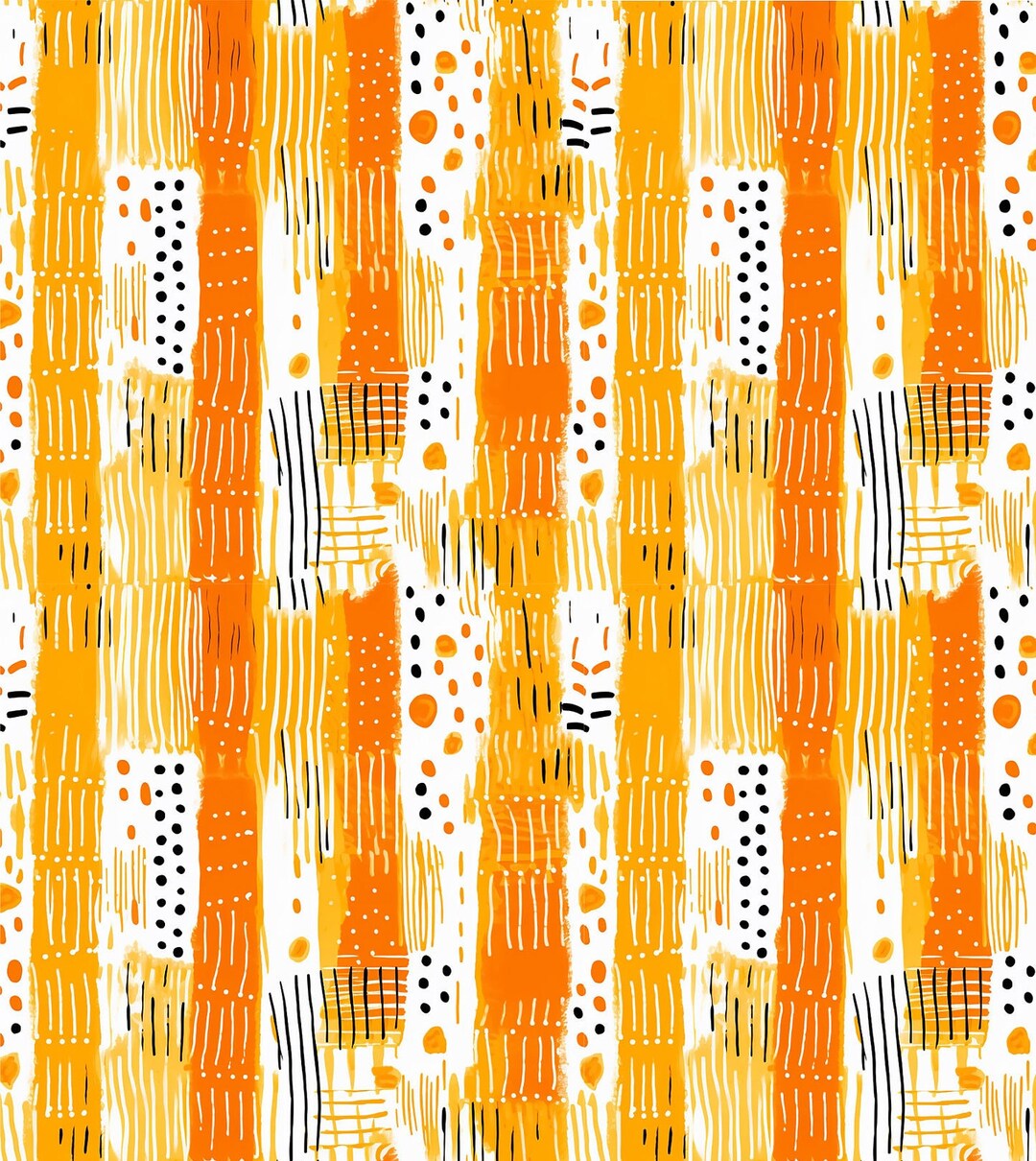 Abstract Orange Design Enamel Decals, Enamel Supplies, Ceramic Decals ...