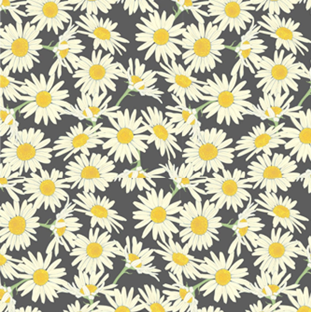 Retro Daisies Design Enamel Decals, Enamel Supplies, Ceramic Decals ...