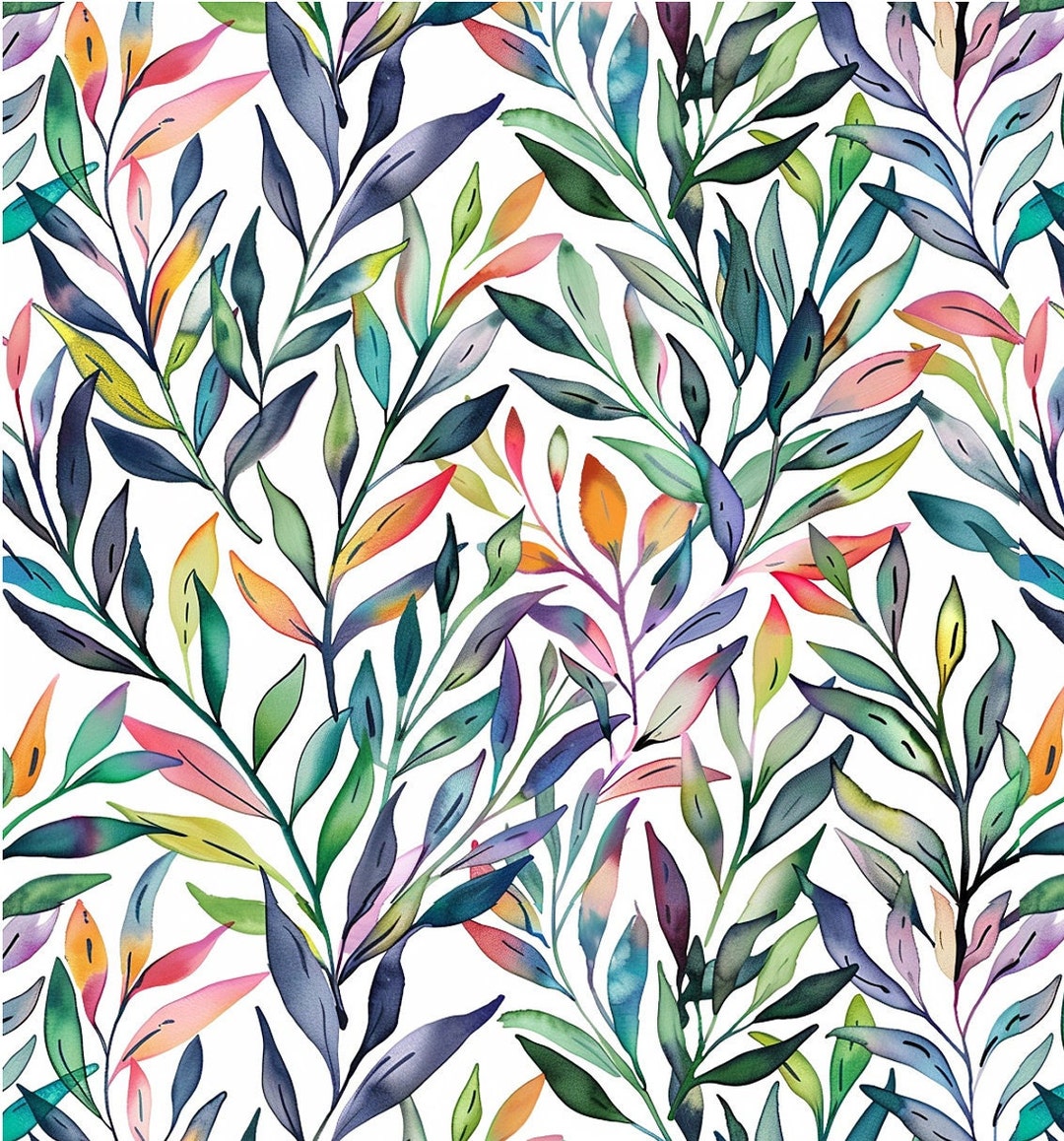 Colorful Leaves Design Enamel Decals, Enamel Supplies, Ceramic Decals ...