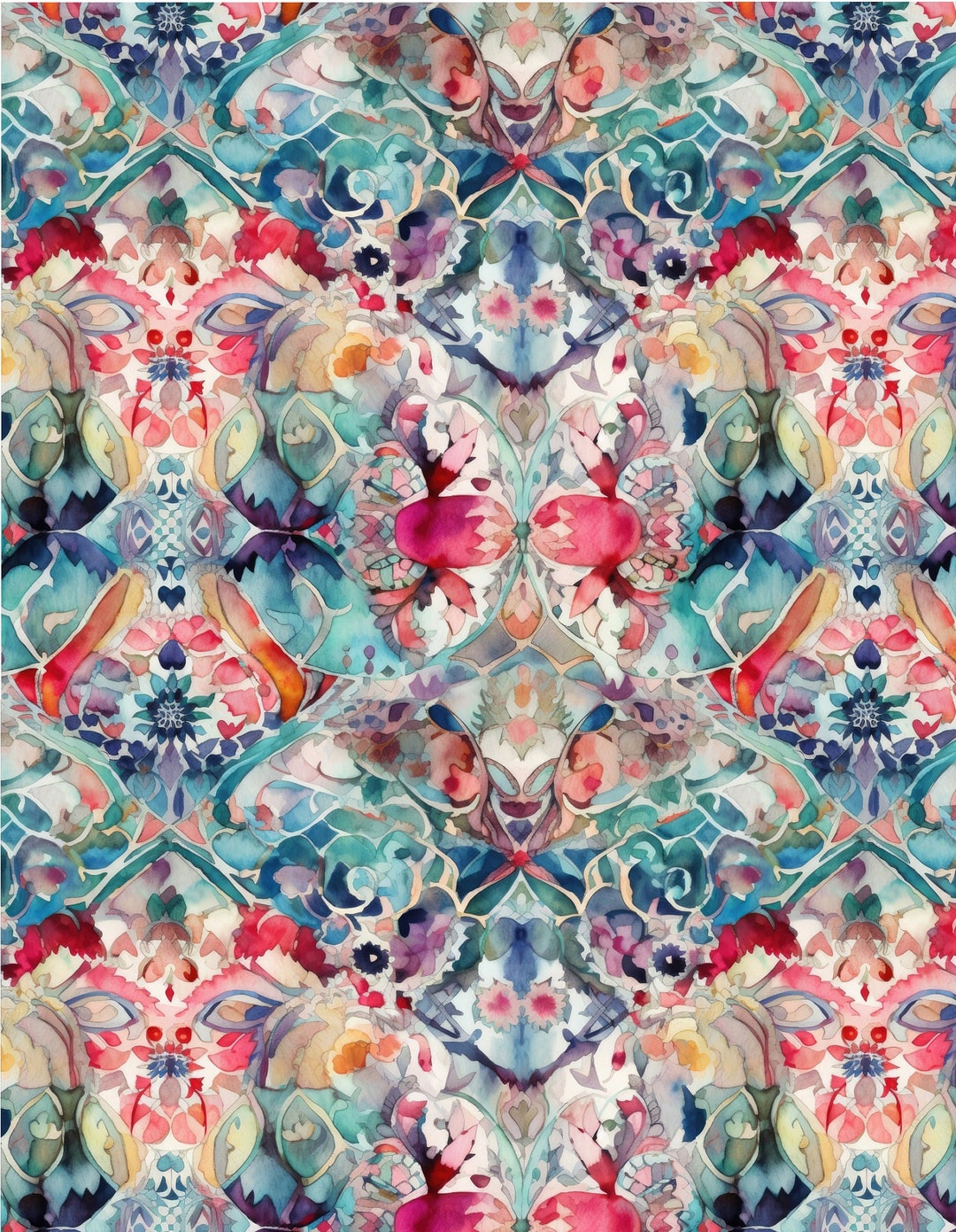 Colorful Boho Design Enamel Decals, Enamel Supplies, Ceramic Decals ...