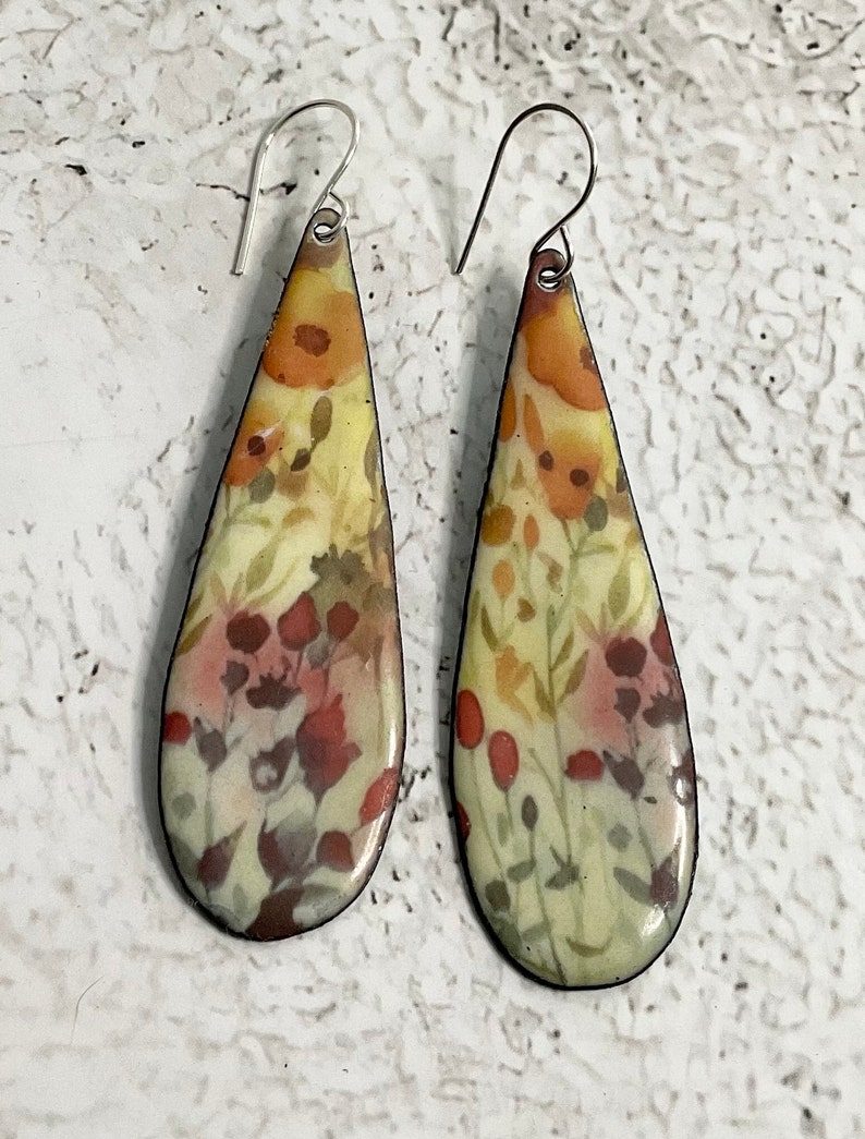 Flowers Wild 3 Design Enamel Decals, Enamel Supplies, Ceramic Decals ...