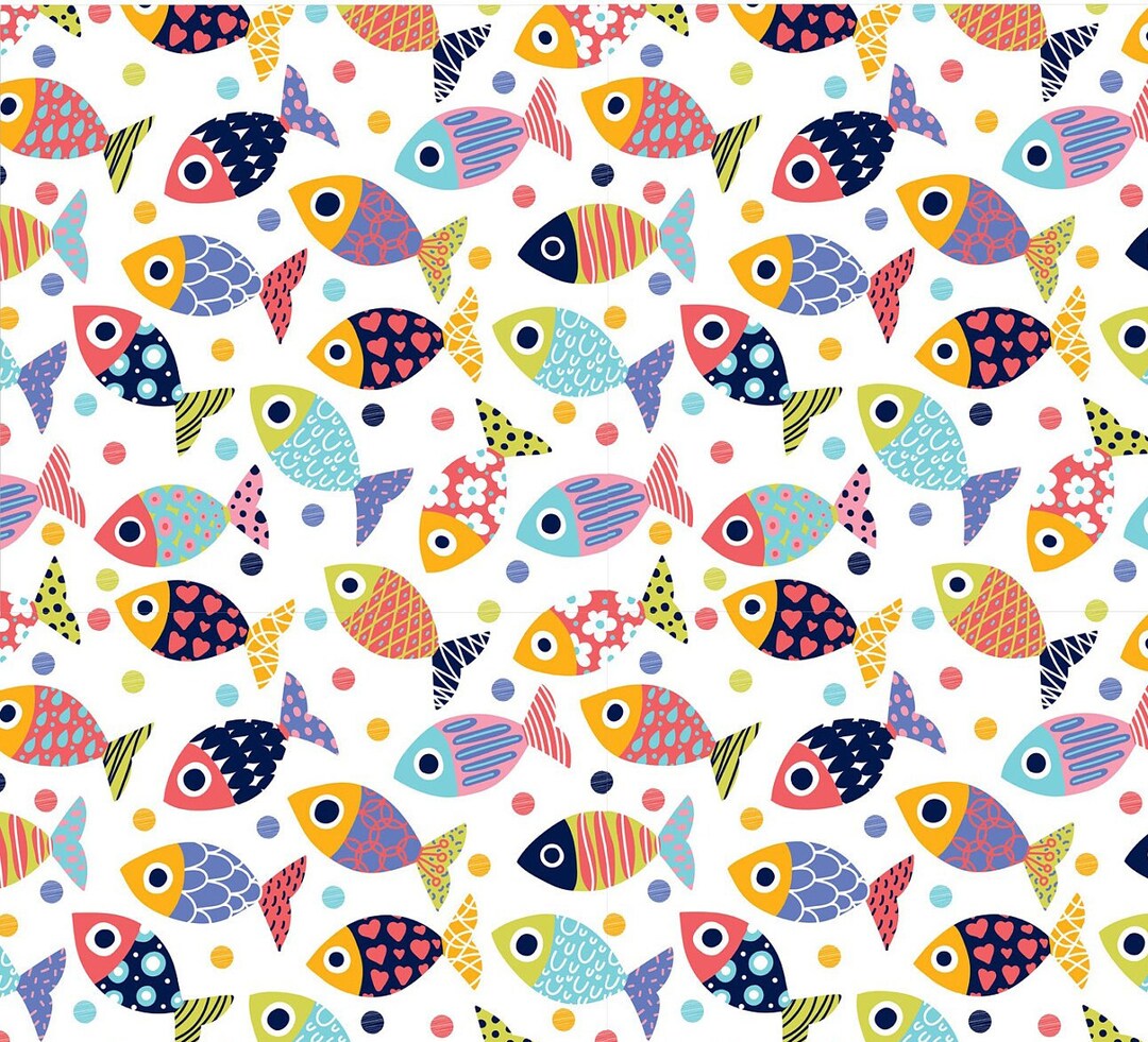 Colorful Fish Design Enamel Decals, Enamel Supplies, Ceramic Decals ...